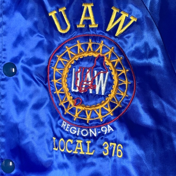 auburn sportswear | Jackets & Coats | Vintage 98s Uaw Mens Athletic ...